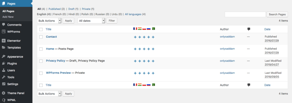 Create a Multi Language Website in WordPress - WPML Tutorial 2019